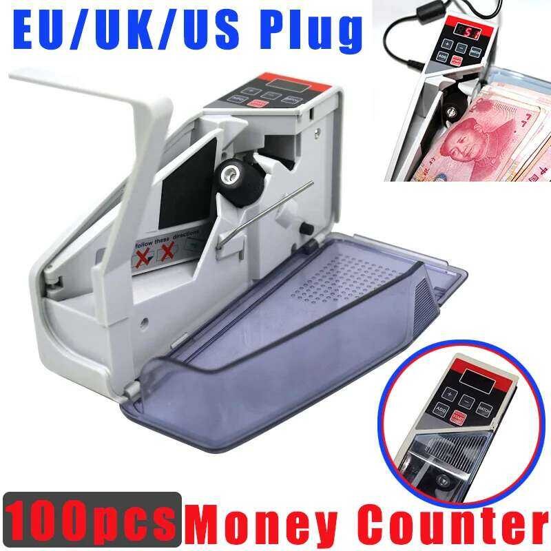 Portable 3 9 Handy Bill Cash Banknote Counter Money Currency Counting ...
