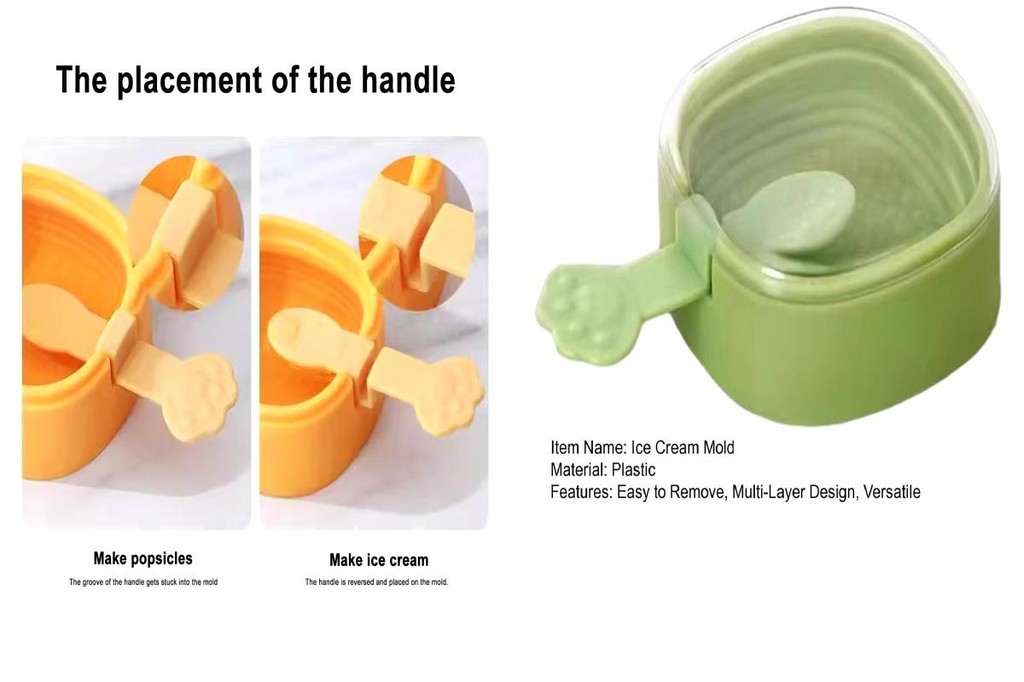 RR Unique Popsicle Flavors Kit Ice Cream Mold Popsicle Maker Stackable ...