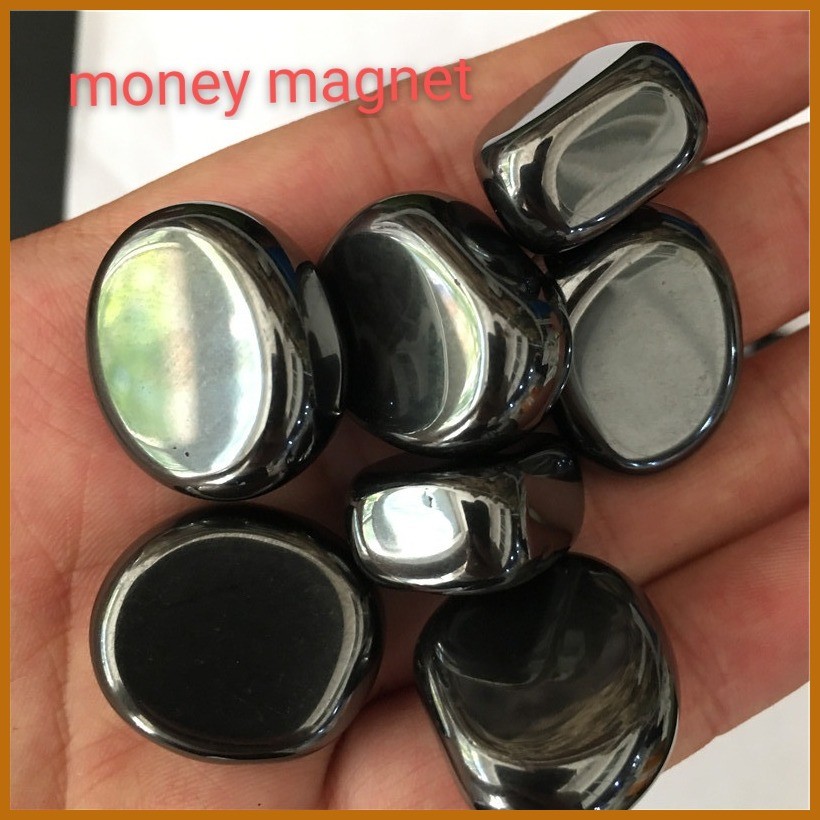Money magnet/ Magnetite lodestone tumbled stone 20-30mm /natural ...