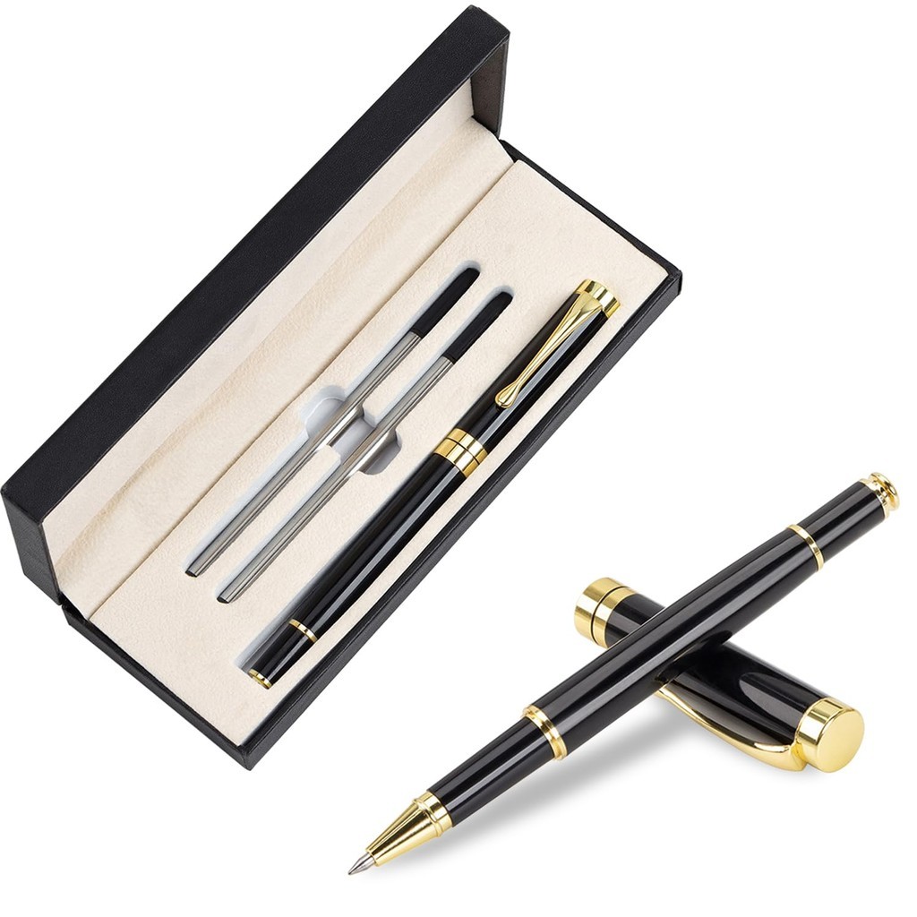 Metal Roller Ball Pen Fountain Pen Set Ballpoint Pen Gift Pen Business ...