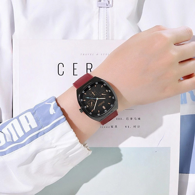 Modiya Waterproof Watch For Women and Student Big Dial Universal Watch ...