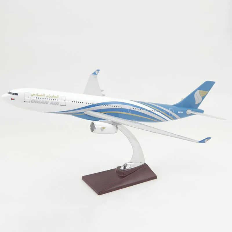1:160 Scale 47Cm A330 OMAN AIR Aires With Base Resin Aircraft Plane ...