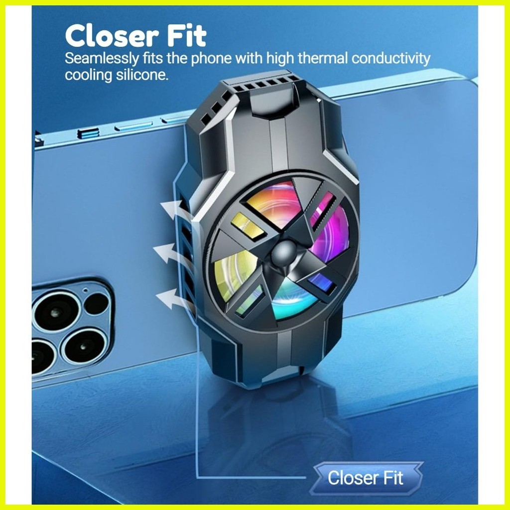 HeatSink EX2 PRO Mobile Phone Cooler Gaming Radiator Cooling Fan ...