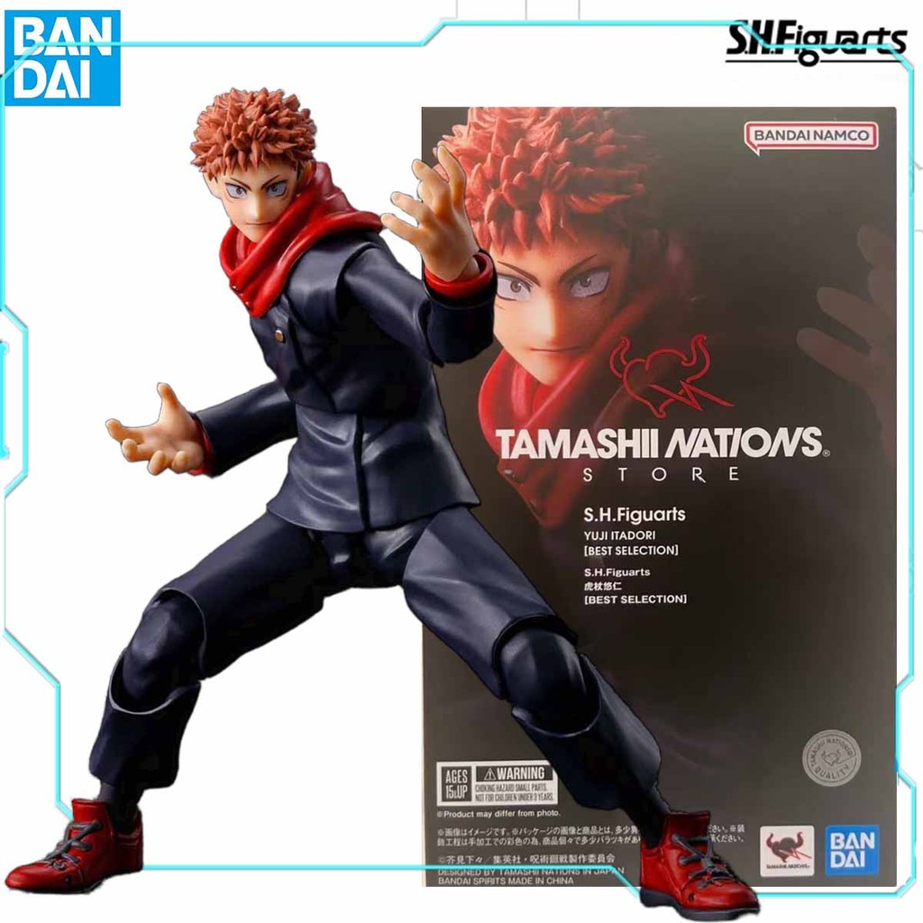 Bandai TNT S.H.Figuarts SHF YUJI ITADORI BEST SELECTION Jujutsu Kaisen ...