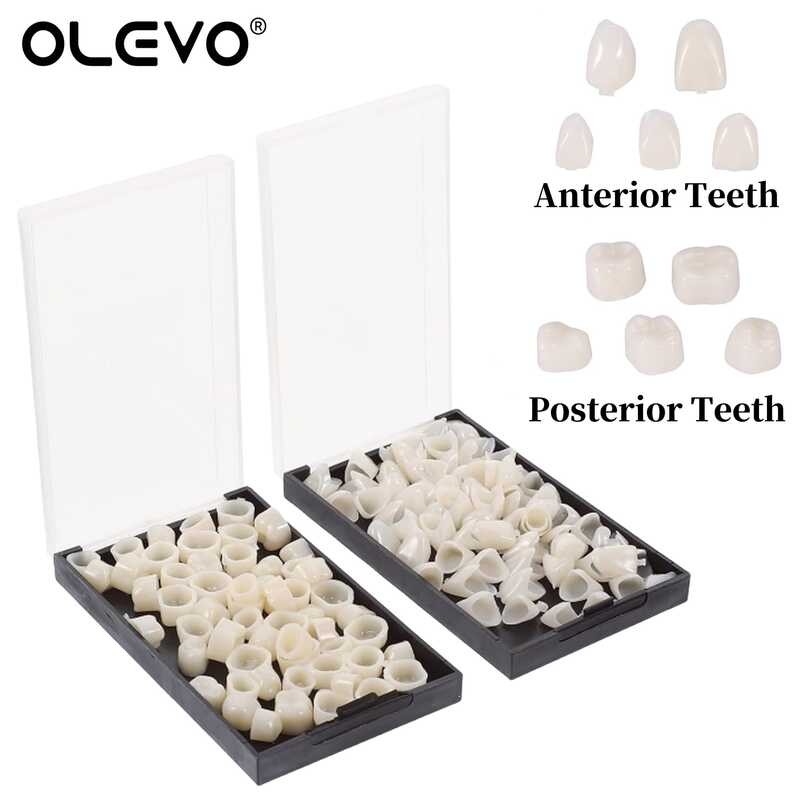 Porcelain Dental Resin Temporary Crowns Anterior Posterior Tooth ...
