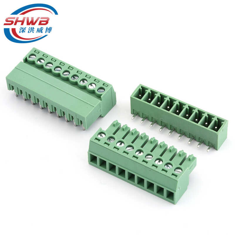 KF2EDG 3.81MM plug-in PCB terminal block, connector head, bent pin ...