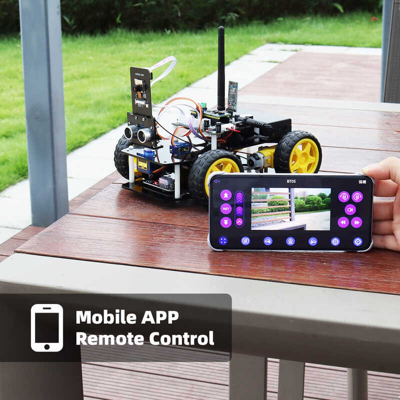 Robot Automation Car for Arduino and Keil 5 Programming Combining ESP32 CAM with STM32 ...