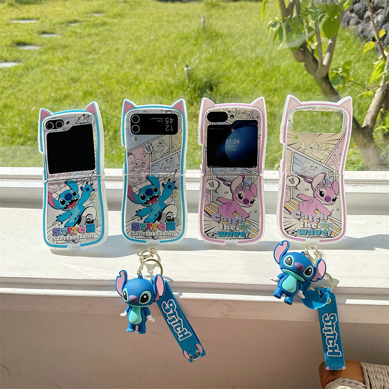 Cute Cartoon Printing Soft TPU Silicone Cat Ear Case with Lanyard ...