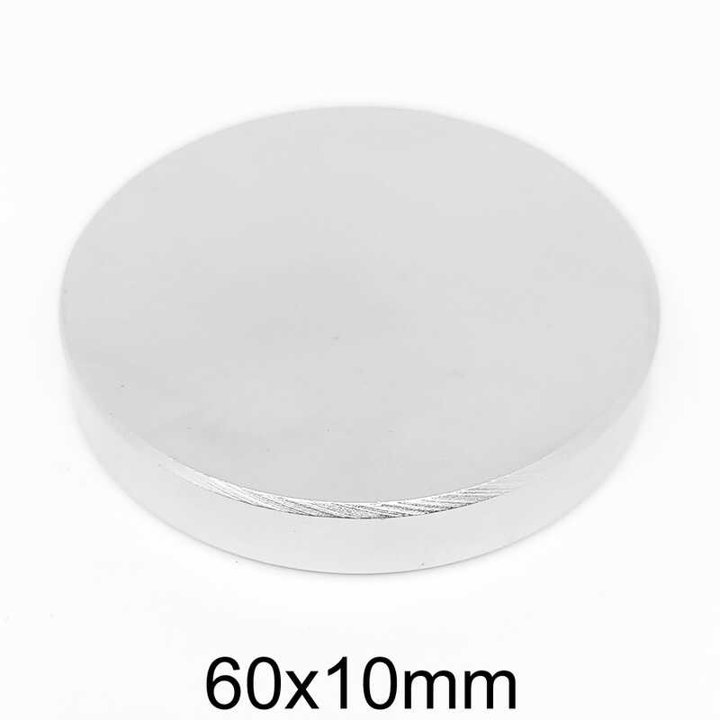 60X10 MM 1/2Pcs Big Round Powerful Magnetic Magnets 60Mm X 10Mm ...