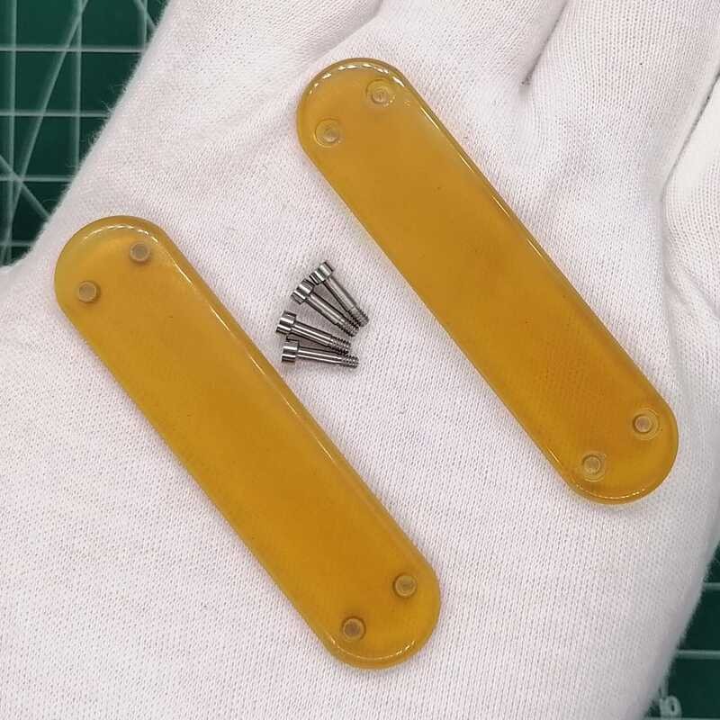 Pair 1 Custom Made PEI Scales ULTEM Handle Scale for 58 mm Victorinox ...