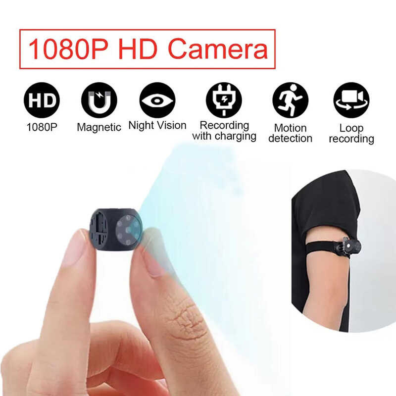 Protection Mini Sensor Camcorder 1080P Outdoor Sport Monitor Security ...