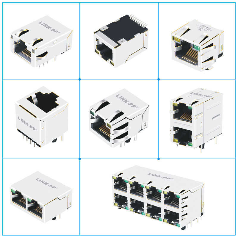 ARJ-205 Ethernet Modular Network Socket with Light and Bullet Gigabit ...