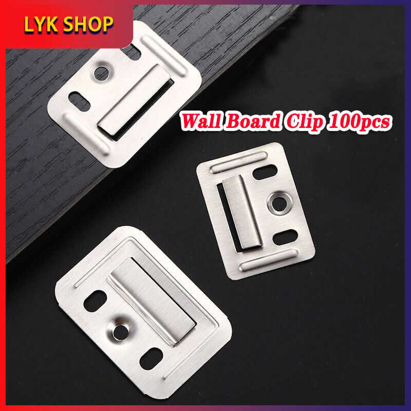 100Pcs Cladding Clip WPC Wall Ceiling Fluted Cladding Clip PVC Wall ...