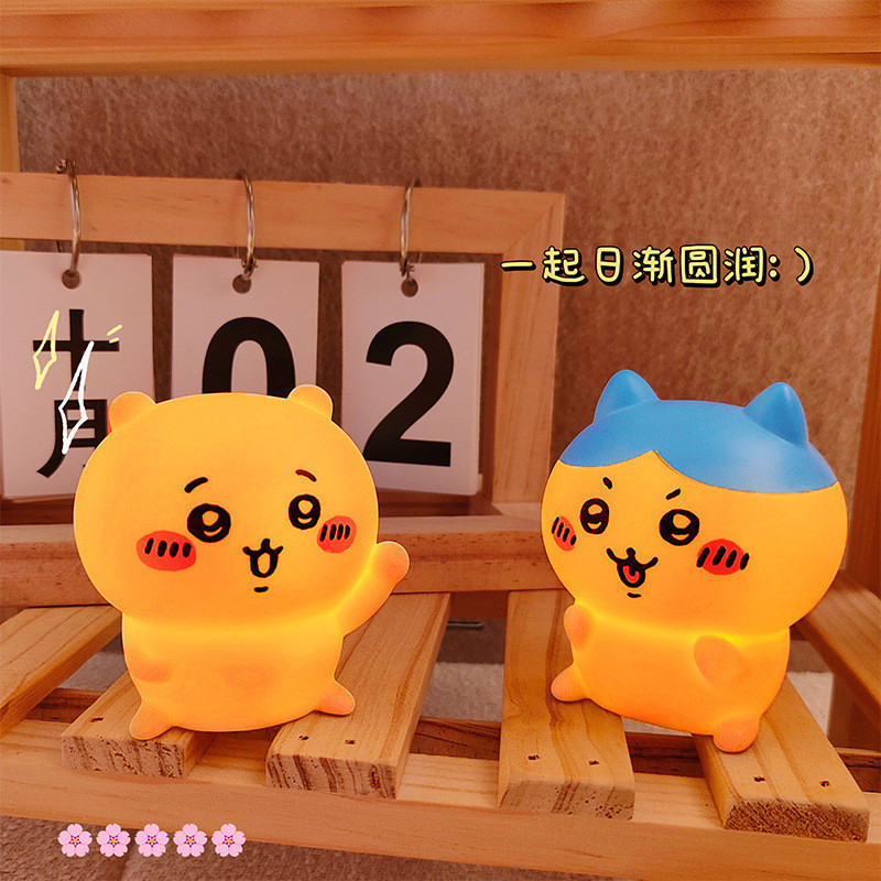 Cute Chiikawa Led Night Light Hachiware Usagi Nightlights Lamp Children ...