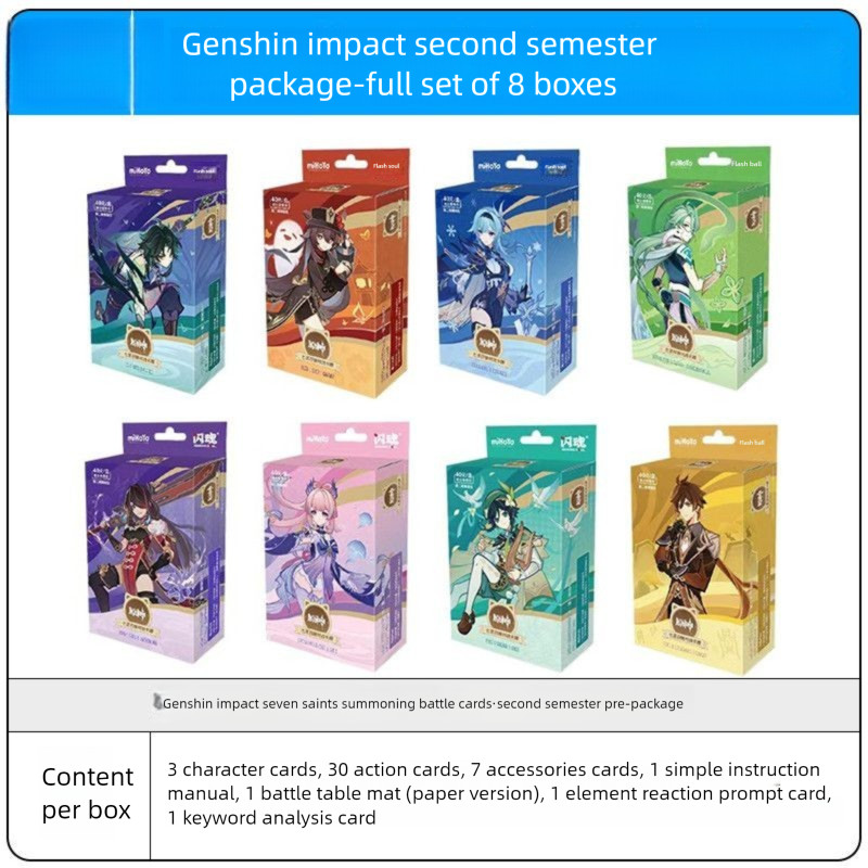 Official authentic product Genshin Impact 2 Genius Invokation TCG ...