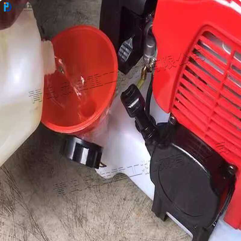 Clean up the football field, two stroke winter road snow sweeper, hand ...