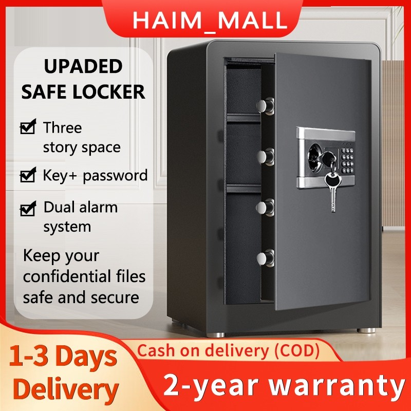 Security Safe Box All Steel Digital Electronic Keypad LockAnti-theft ...