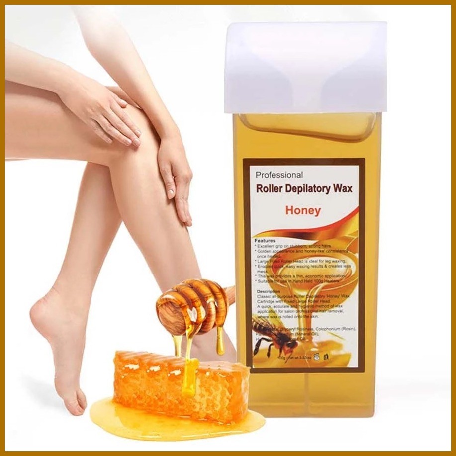 DEPILATORY ROLLER WAX (HONEY) HAIR REMOVAL WAX (100G) | Shopee Philippines