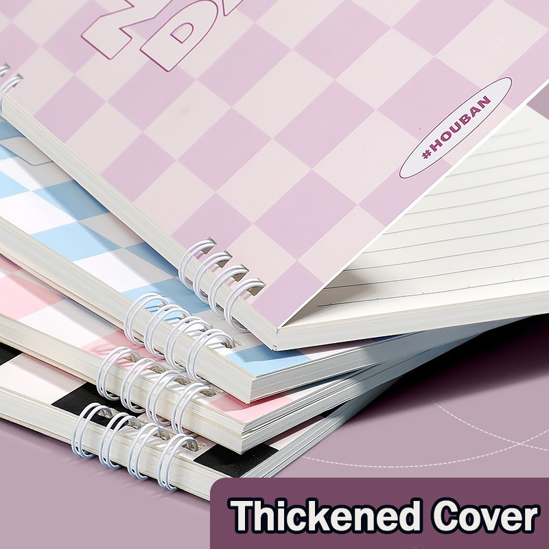 60sheets A5 Simple coil notebook Salt office notepad Student notebook ...