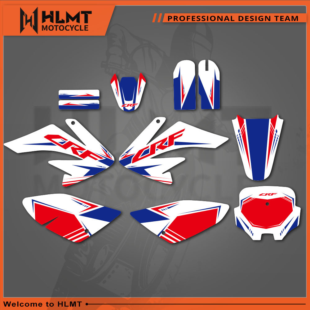 HLMT New Decal For Honda Crf70 CRF 70 2004 -2007 2008 2009 2010 ...