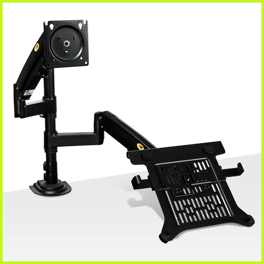North Bayou H180 + FP2 Dual Monitor Holder Desktop Mount for 22"-32 ...