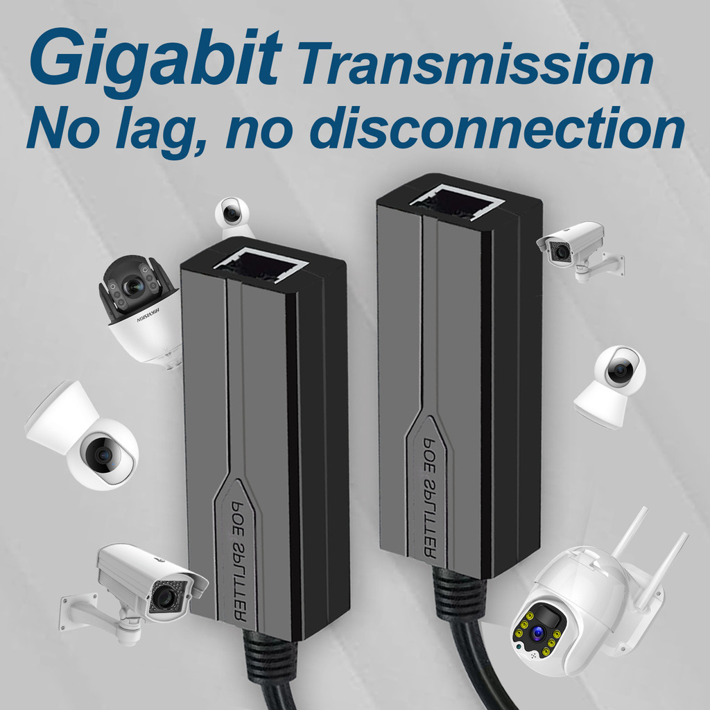 Gigabit 1000Mbps Standard PoE Splitter 48V to 12V isolated PoE power supply module | Shopee ...