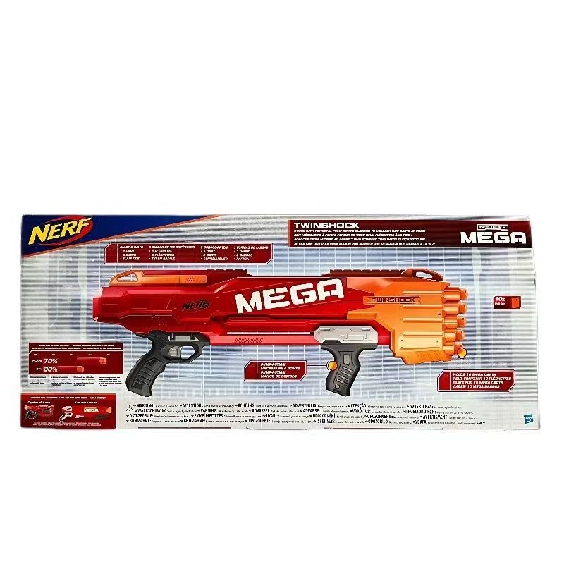 Hasbro Heat Super Soft Bullet Launcher MEGA Double Headed Dragon ...