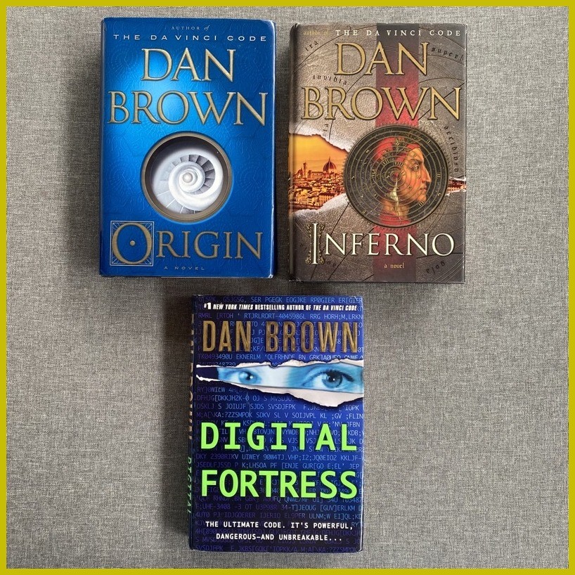 ♣ ۞ Dan Brown Books - The Lost Symbol The Orgin/ Digital Fortress / Deception Point Da Vinci ...