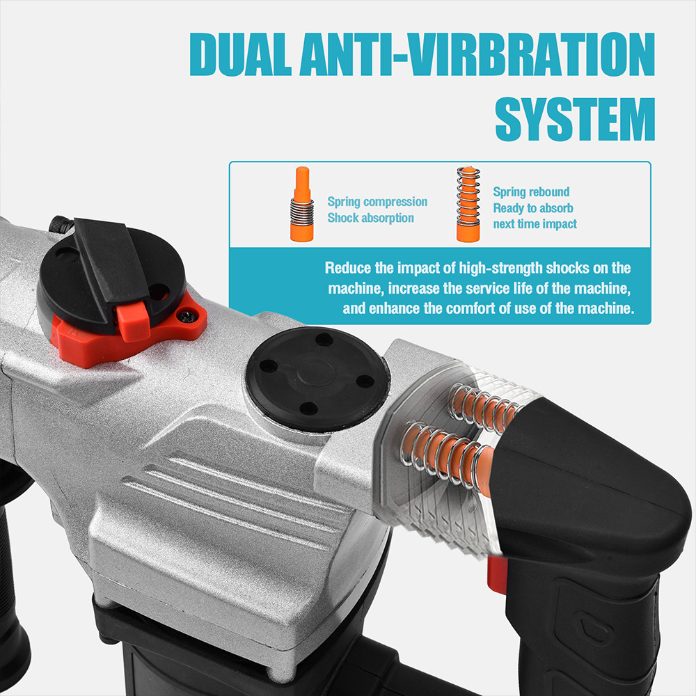 【COD】7880W Jack Hammer Drill Heavy Duty Rotary Hammer Drill Chipping ...