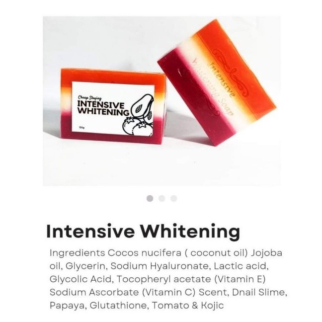 ♑ ∇ INTENSIVE WHITENING SOAP WITH A MESH By Cheap Slaying BUY1TAKE1 ...