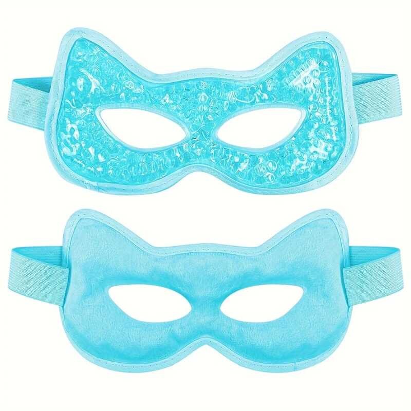 Gel Eye Mask With Holes Reusable Hot Cold Therapy For Puffiness Dark ...