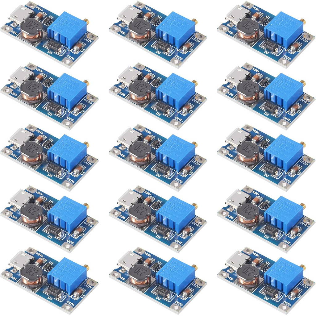 5pcs MT3608 DC-DC Boost Converter 2A Adjustable Step Up Micro USB ...