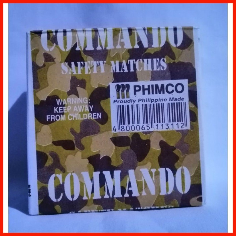 Safety Matches Posporo - Royal, Commando & Fuego (1pack -10 boxes) | Shopee Philippines