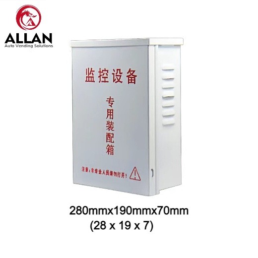 ♞ALLAN Metal Indoor/Outdoor Waterproof Electrical/CCTV Junction Box ...