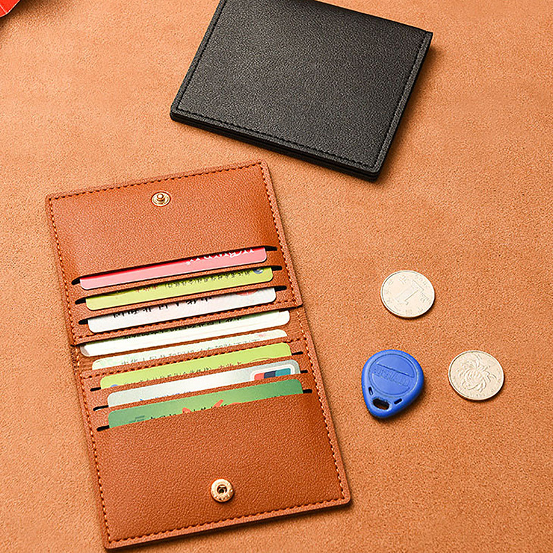 Ultra-thin Small Bank Card Case Card Slot Card Holder Wallet Women Men ...