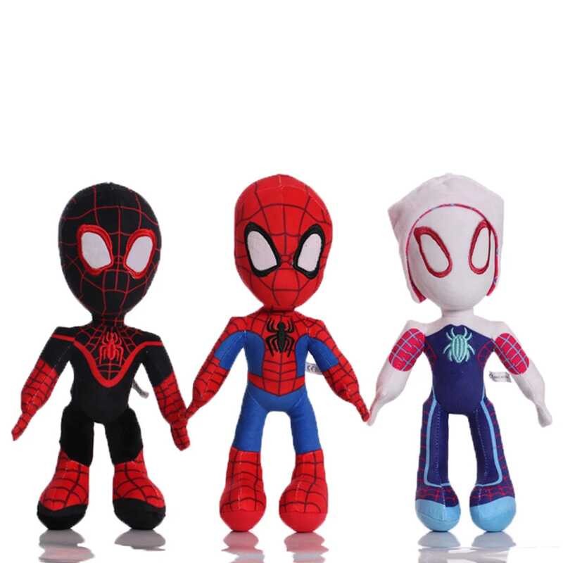 Movie 30cm The Avengers Anime Cartoon Figure Spider Man Fills Plush ...