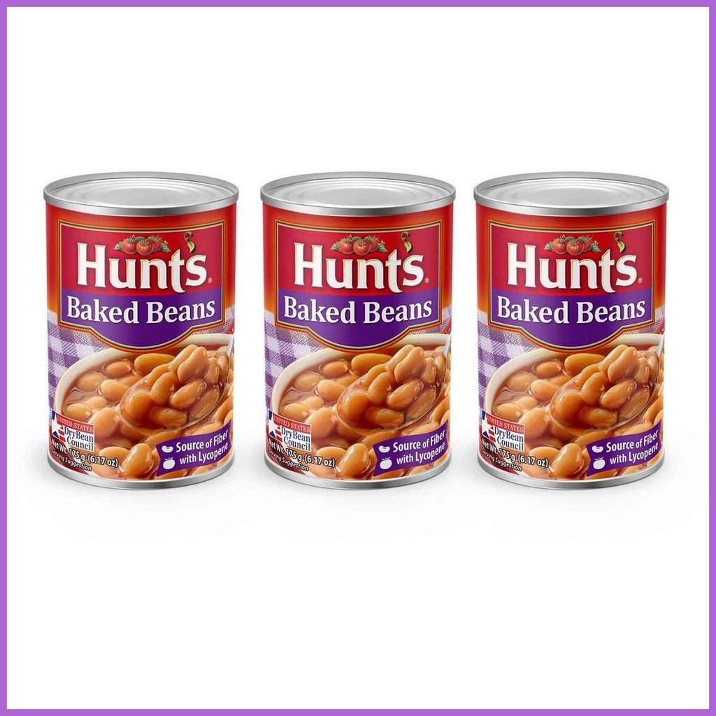 ∆ Hunt's Baked Beans With Lycopene 175G X 3 Cans | Shopee Philippines