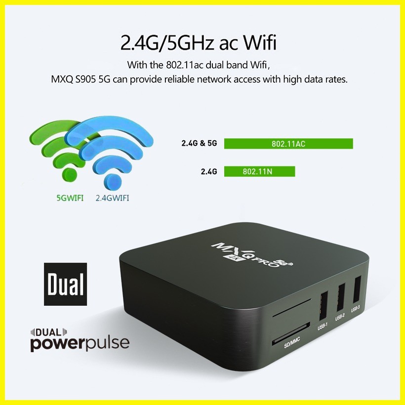 ♂ ⭐ MXQ PRO Android Smart Tv Box 4k 5g Original For Non Smart Tv 2.4GHz ...