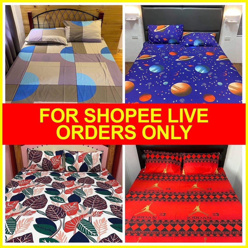 ♀ Canadian Bed sheets Shopee Live Orders ONLY (Broken Sizes) | Shopee ...