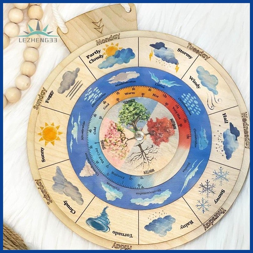 Weather Calendar Weather Wheel / Weather Chart / Bilingual French ...