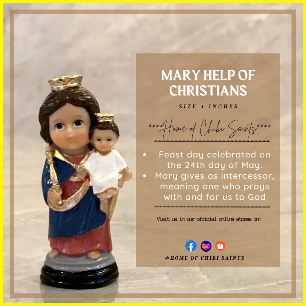 Chibi Saint - Mary Help of Christians | Shopee Philippines