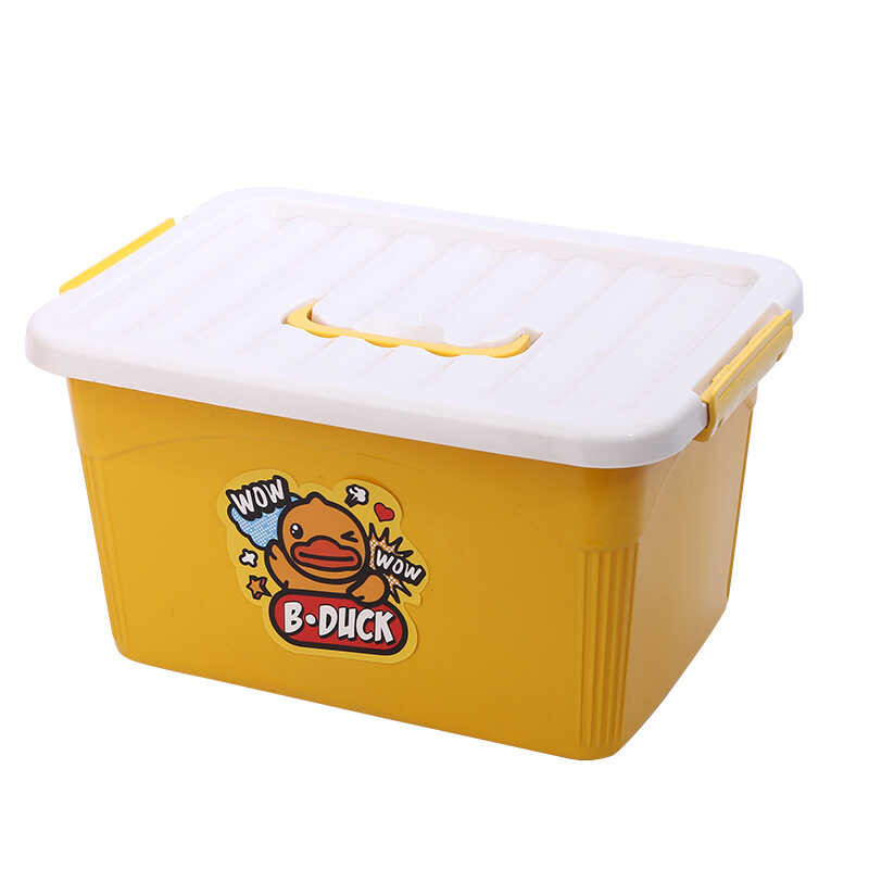 Carton Yellow Duck Plastic Box, Mother And Baby Store, Child's ...