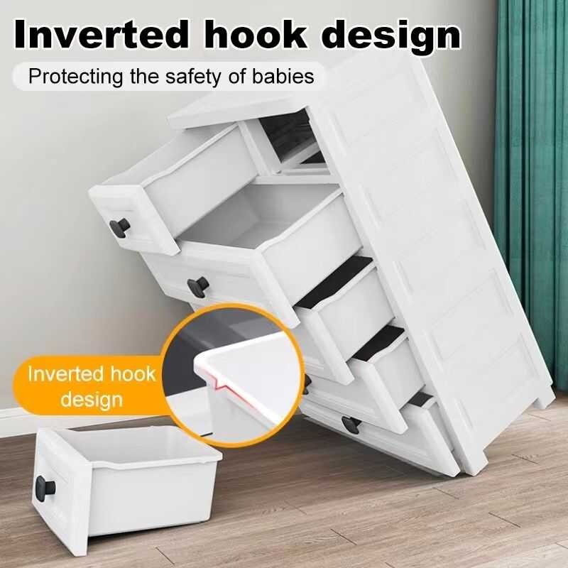 LY Mga Layer Drawer Cabinet Para Sa Damit Na May Mga Gulong Cabinet ...