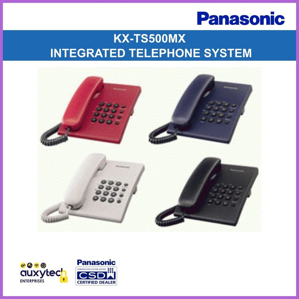 ⭐ ⚾︎ ♨ Panasonic PABX Single Line KX-TS500MX Corded Phone | Shopee Philippines