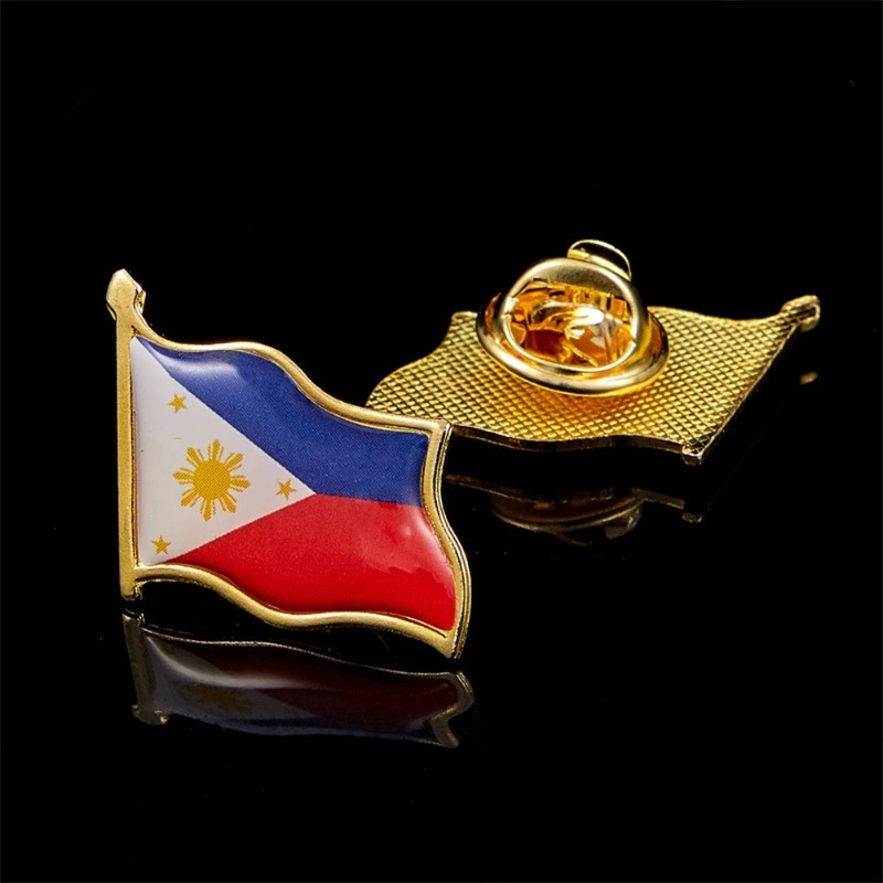 3pcs Philippine flag lapel pin Philippines National flag lapel pin for ...