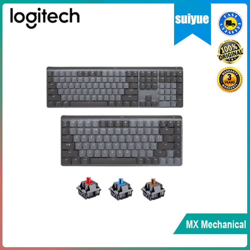 Logitech MX Mechanical/MX Mechanical Mini mechanical keyboard wireless ...