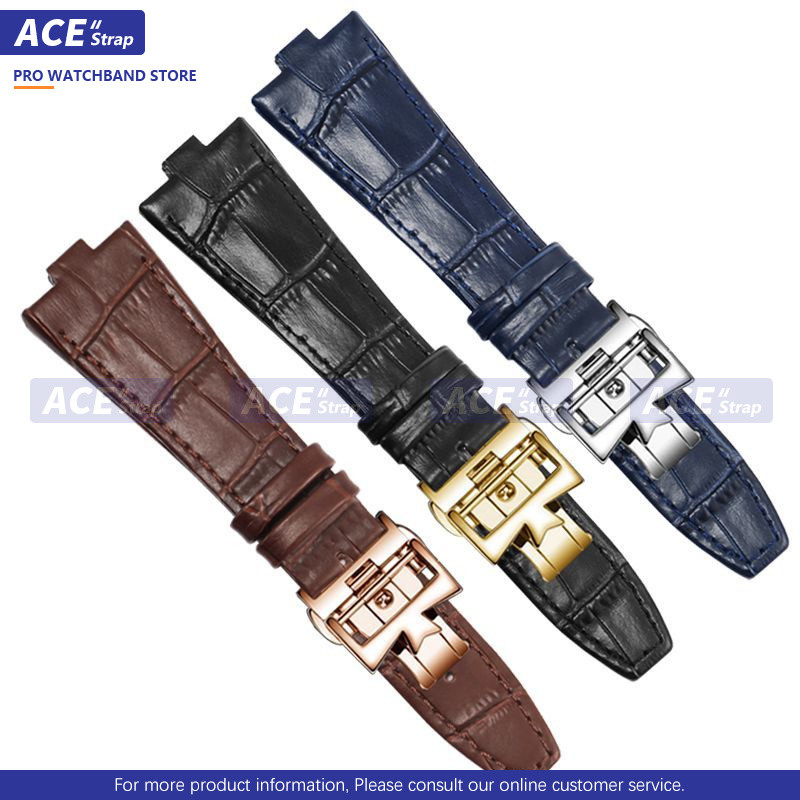 Apply To Vacheron Constantin VC45 Series Watch Leather Strap 8mm For ...