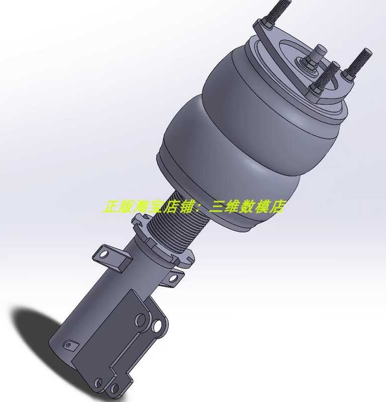 Automotive air spring suspension 3D model 3D printing material ...