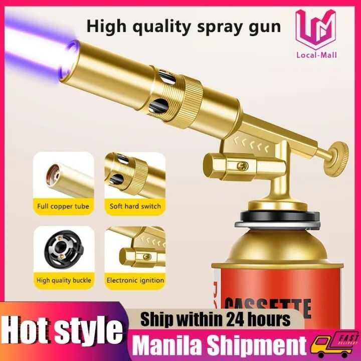 【24 hours delivery】 Portable Gas Torch Butane Gas Welding Torch Cooking ...