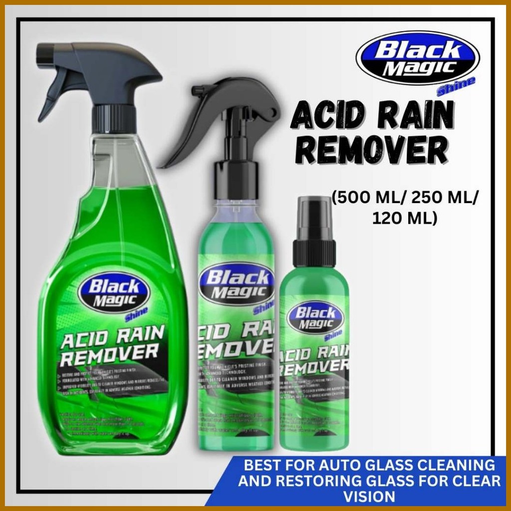 BMS Acid Rain Remover Spray Bottles with Applicator (120ML/250ML ...